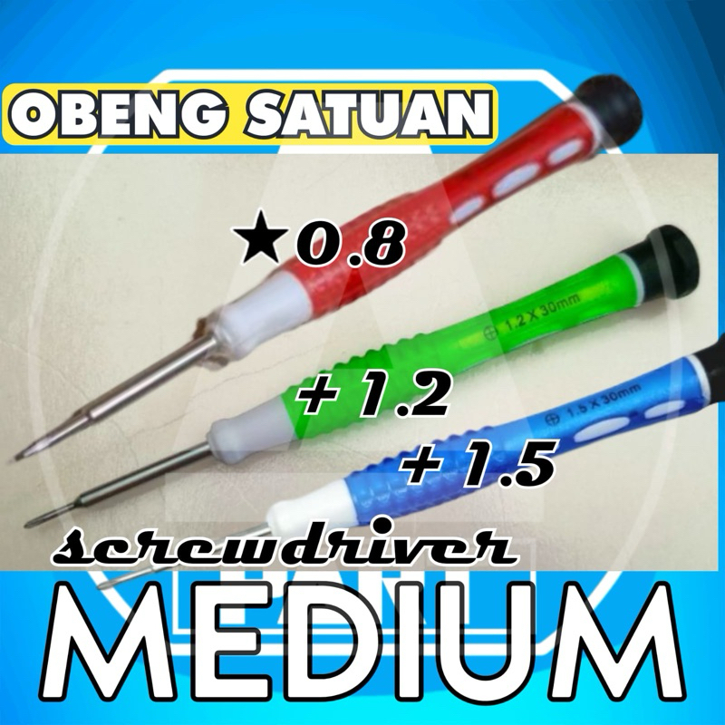 Jual OBENG HP SCEWDRIVER MEDIUM SATUAN | Shopee Indonesia
