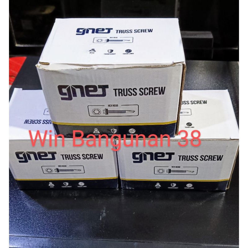 Jual Baut Roffing/Baut Atap Spandek/Skrup Roofing 5.5mmX50mm | Shopee ...