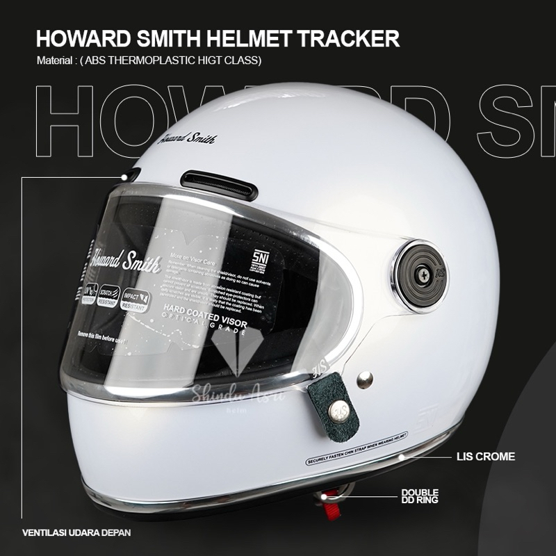 Jual HELM HOWARD SMITH TRACKER FULLFACE | Shopee Indonesia