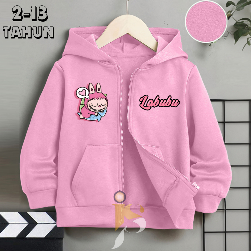 Jual Jaket Labubu Anak Perempuan Viral Terbaru Usia 3-13 Tahun Jaket ...