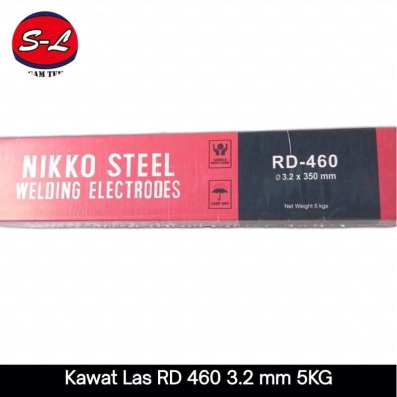 Jual Kawat Las Besi AWS E-6013 RD-460 3.2 mm NIKKO STEEL 5 KG Welding Electrodes | Shopee Indonesia
