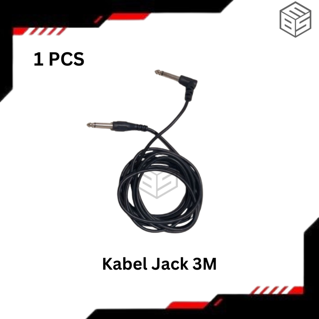 Jual Kabel Jack Gitar 3 meter Kabel Jack Gitar Bass | Shopee Indonesia
