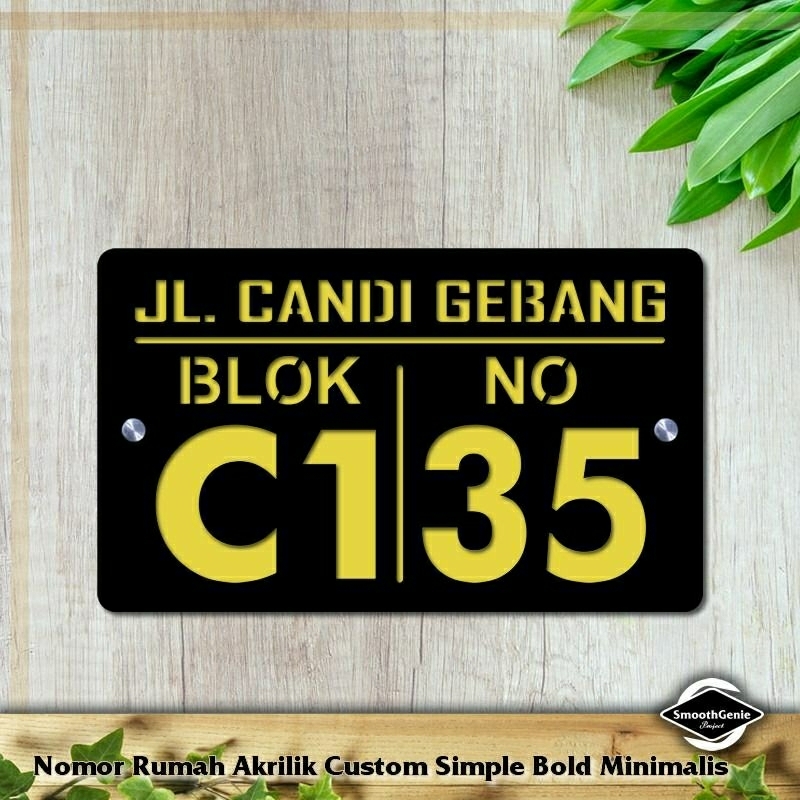 Jual PAPAN NAMA RUMAH AKRILIK | Shopee Indonesia