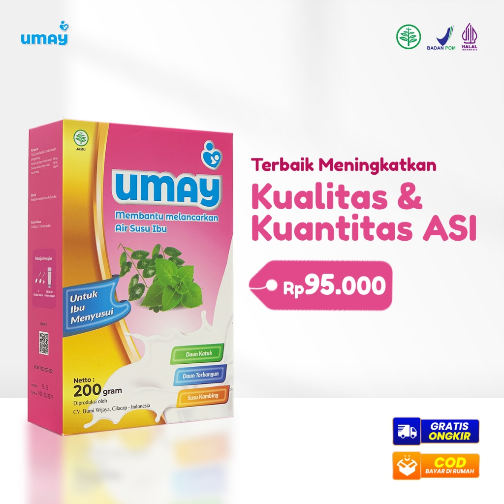 Jual UMAY ASI BOOSTER – Susu Ibu Suplemen Kehamilan Multivitamin ...