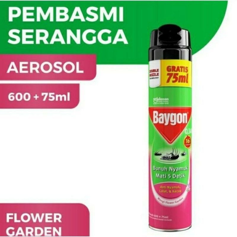 Jual Baygon 600+75 ml dan Baygon 600 ml /obat nyamuk semprot pembasmi ...