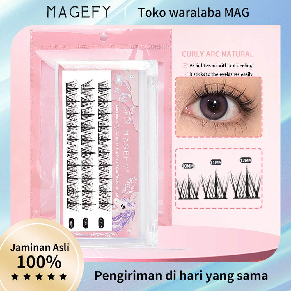 Jual [GRATIS]MAGEFY 3 Baris Trilogy Bulu Mata Palsu Eyelash Extension ...