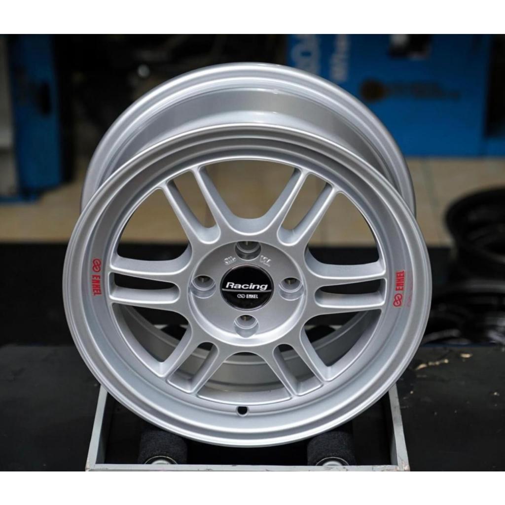 Jual VELG ENKEI RPF1 R15 PCD 4x100 LEBAR 6.5 ET BELANG 40/45 WARNA SILVER - VELG MOBIL TIE ROD ...