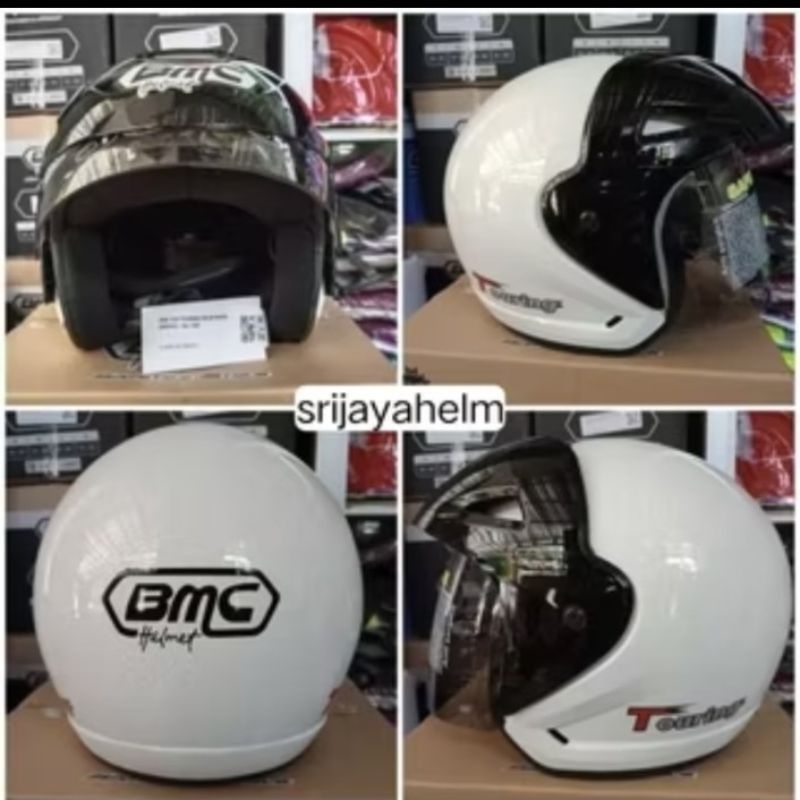 Jual HELM BMC TOURING WHITE DAN FULL WARNA ORIGINAL PRODUK | Shopee ...