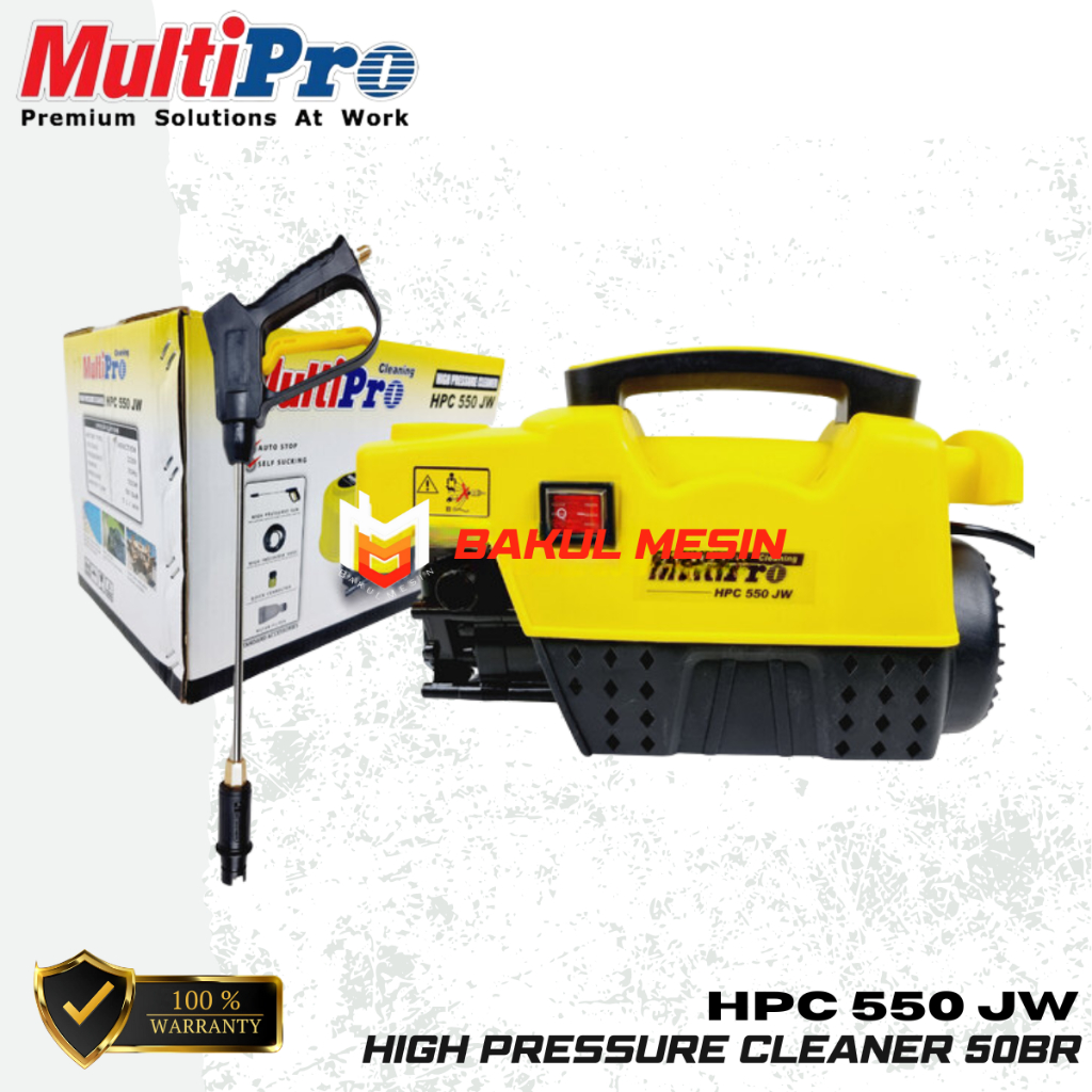 Jual MULTIPRO HPC 550 JW HIGH PRESSURE JETT CLEANER Mesin Cuci Motor ...