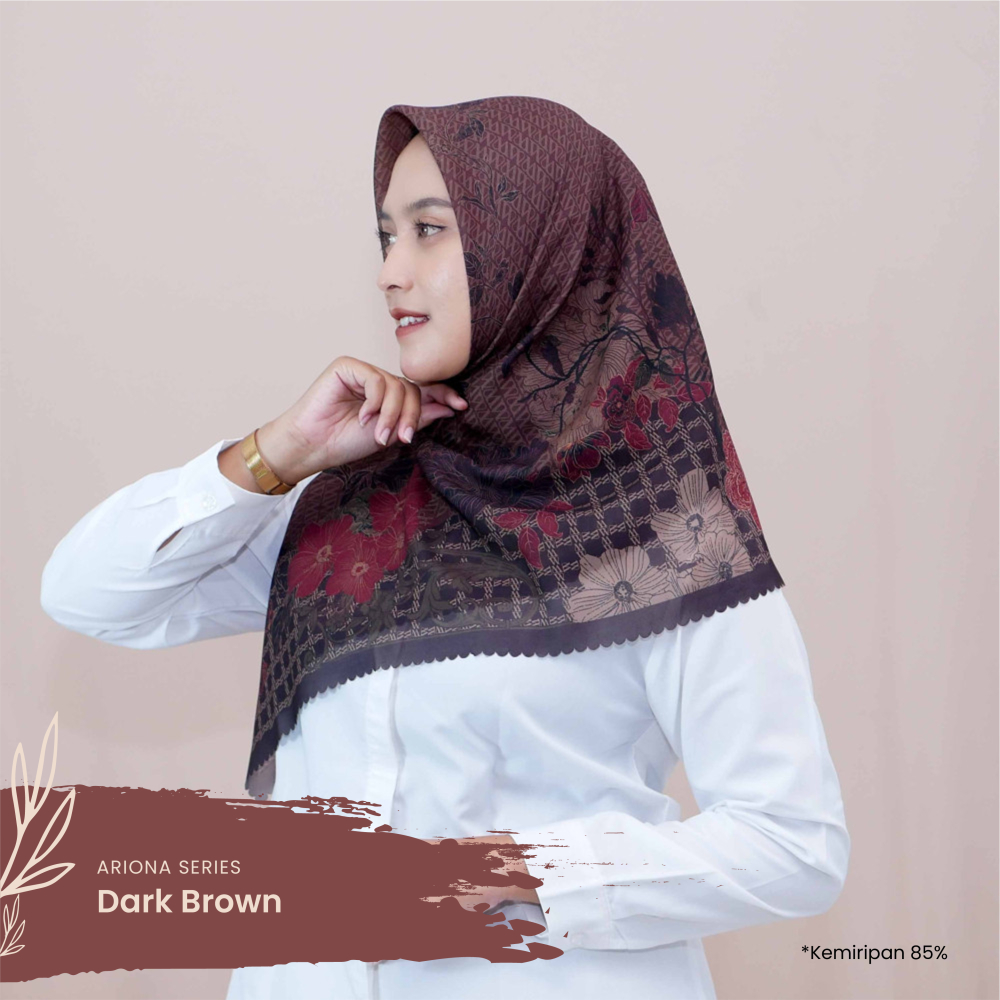 Jual Arva Hijab - ARIONA Series - Hijab Motif Persegi Printing ...