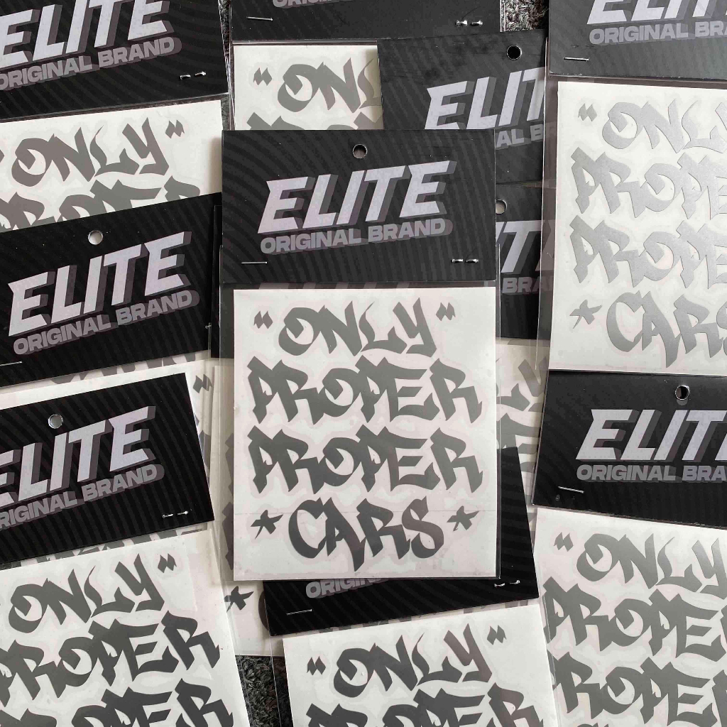 Jual Sticker Only Proper Proper Cars Limited Edition | Shopee Indonesia