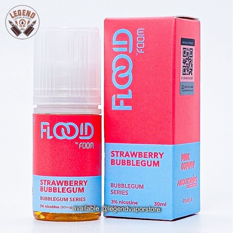 Jual SALT NIC - LIQUID FOOM PINK GUMMY Strawberry Bubblegum 30ML 30MG ...