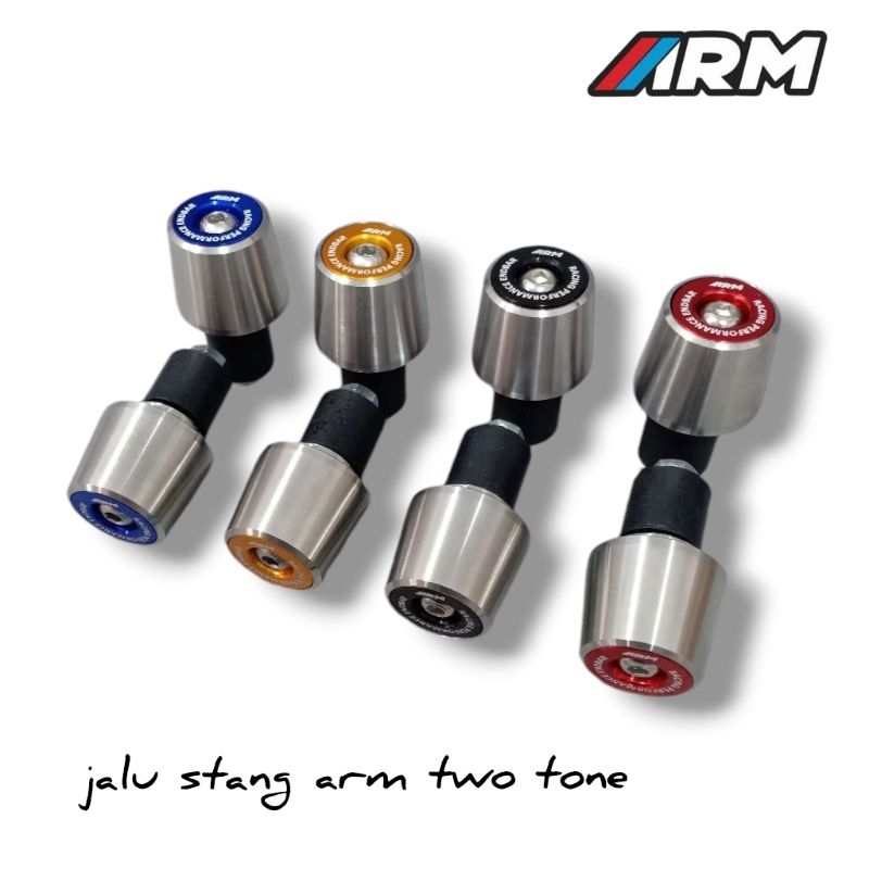 Jual JALU STANG ARM TWO TONE BAR END CNC MOTOR AEROX VARIO NMAX ...