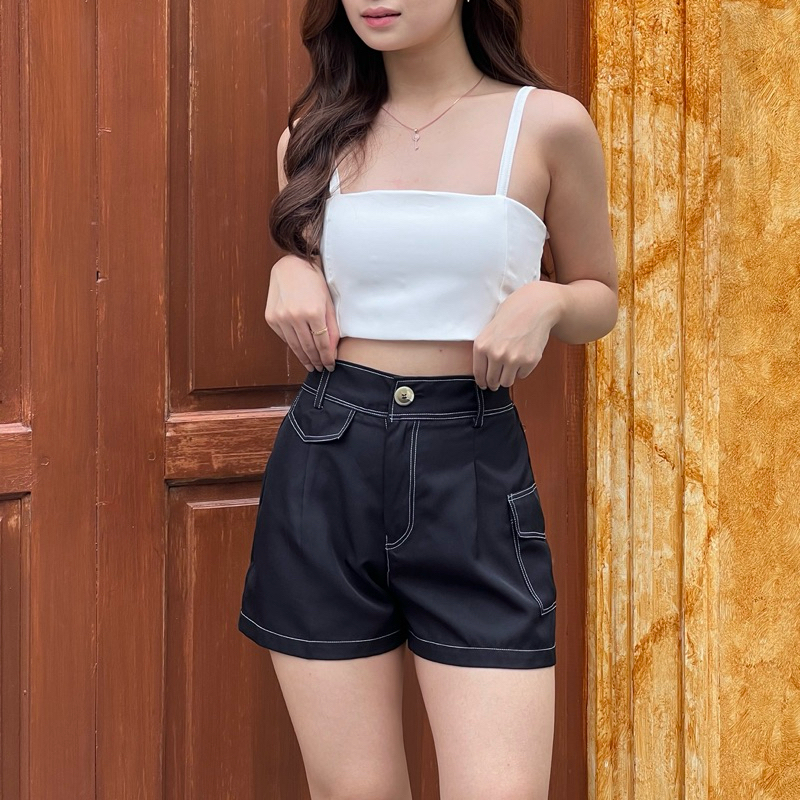 Jual TPCA - TYLA PANTS | short pants | contrass stitching | Shopee ...