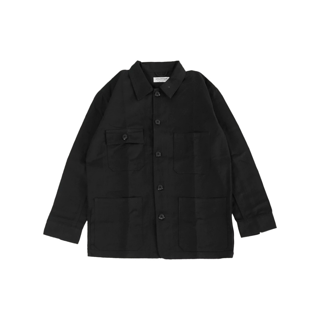 Jual Onlyifyouknow - Black Ultility Jacket | Shopee Indonesia