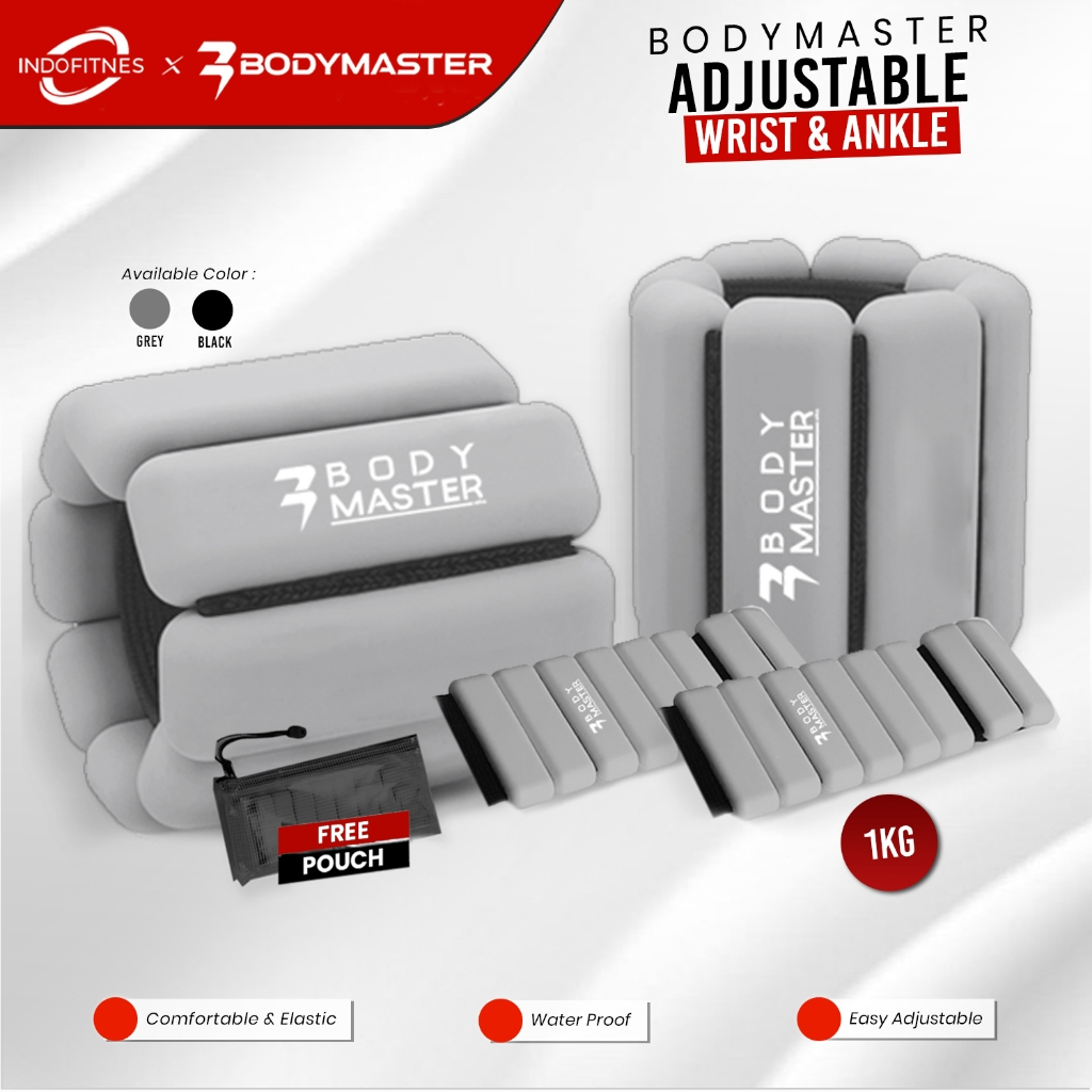 Jual BODYMASTER Ankle Wrist BM-E610 Adjustable Weight Pemberat Tangan ...