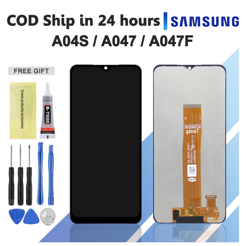 Jual Original LCD SAMSUNG GALAXY A04S A047 A047F TOUCHSCREEN Compatible Digitize | Shopee Indonesia