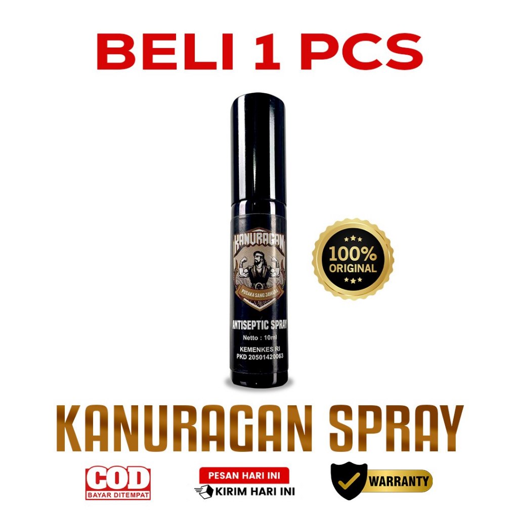 Jual Kanuragan Spray - Semprotan Herbal Kuat Tahan Lama Untuk Performa ...
