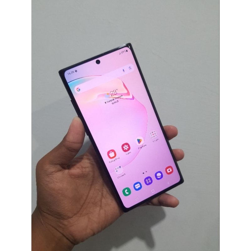 Jual SAMSUNG NOTE 10 PLUS 12/256 GB SEIN RESMI INDONESIA FINGER ON NEGO | Shopee Indonesia