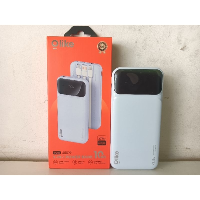 Jual OLIKE P201 3-IN-1 POWER BANK 10000mAh Ultra Fast Charging 22.5W ...