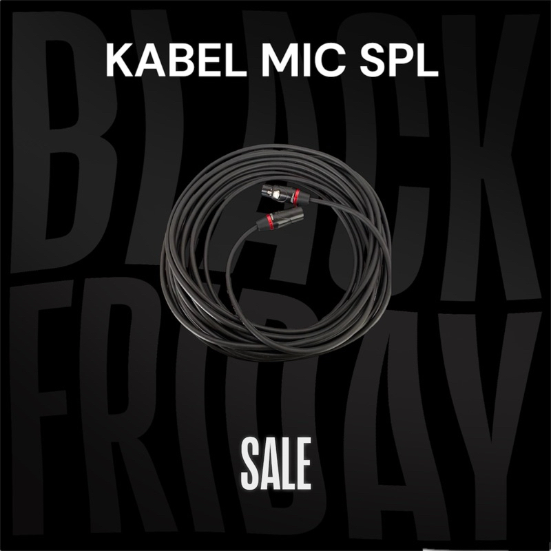 Jual PREMIUM KABEL/JACK MIC SPL AUDIO XLR MALE TO FEMALE PANJANG 10 ...