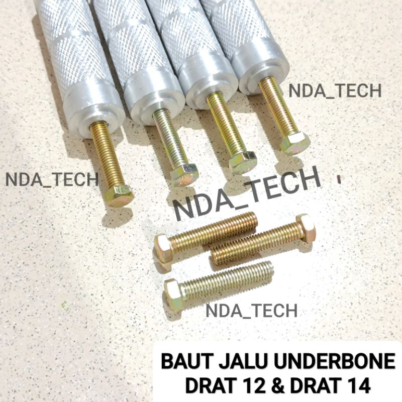 Jual BAUT JALU UNDERBONE DRAT 12 & DRAT 14 UNIVERSAL BAUT STEP JALU ...