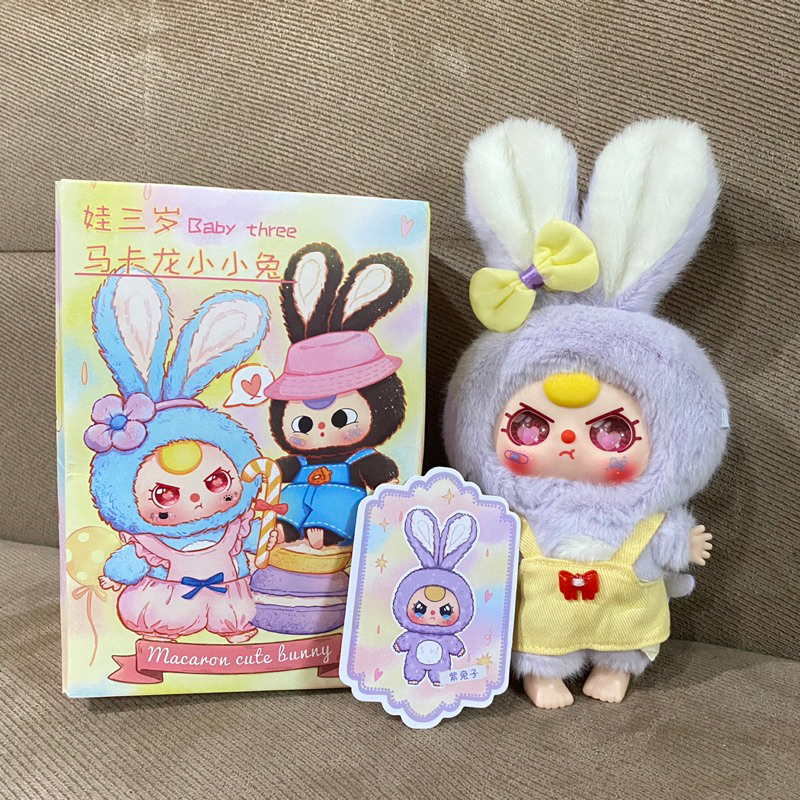 Jual bb3 Babythree Macaron Selected Ungu Mata Love Rare (bisa nego ...