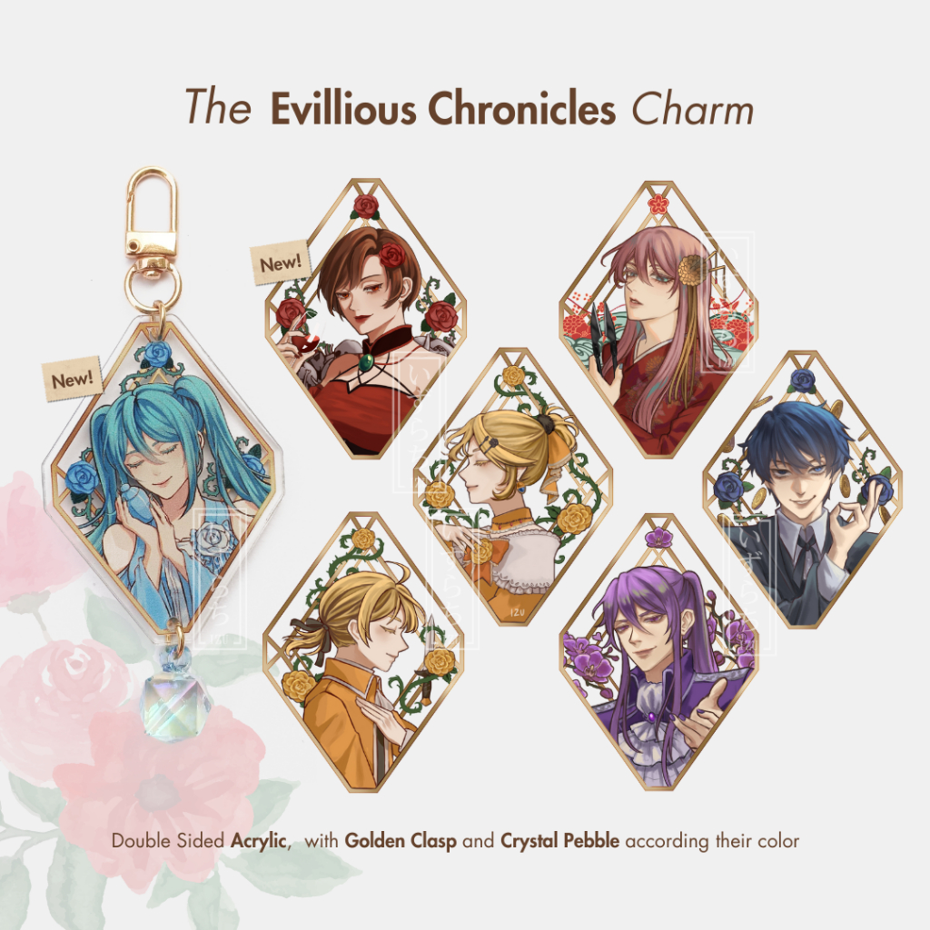 Jual Vocaloid Evillious Chronicles Charm Keychain Fanmerch gantungan kunci by Izurachii | Shopee ...
