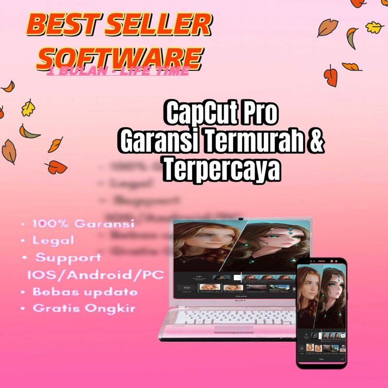 Jual CapCut Pro. 1 Bulan - Life Time | Shopee Indonesia