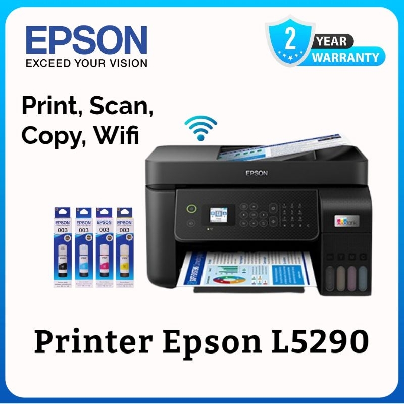 Jual PRINTER EPSON L5290 L-5290 L 5290 PENGANTI L5190 WIFI PRINT COPY ...