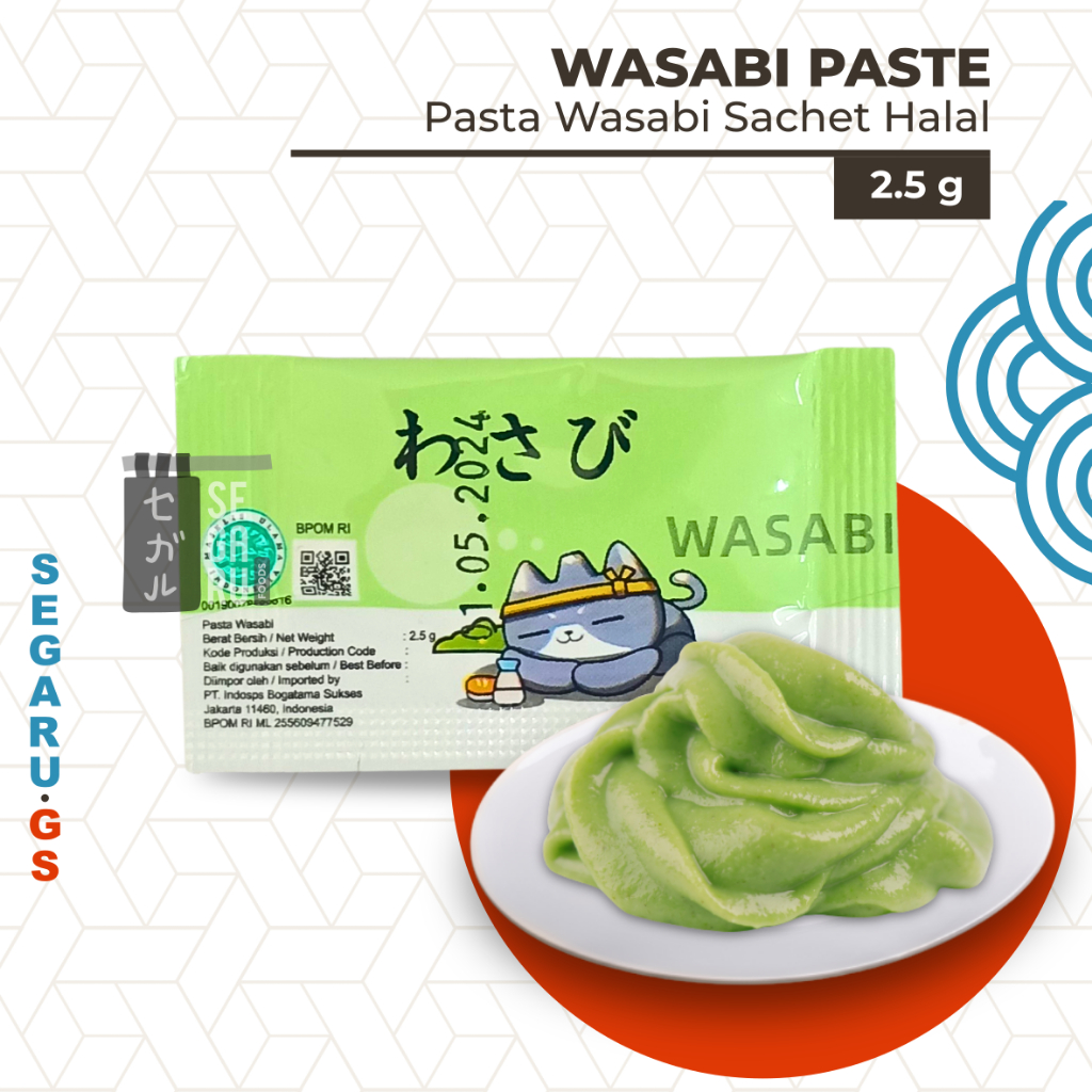 Jual Wasabi Paste Sachet | Wasabi Sachet Halal 2.5gr | Shopee Indonesia