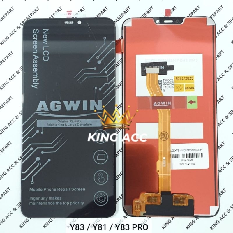 Jual AGWIN LCD TOUCHSCREEN VIVO Y83 / Y83 PRO / Y81 / Y81i / 1802 / ...