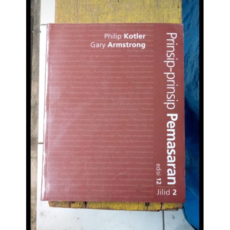 Jual original 100% Prinsip-Prinsip Pemasaran jilid 2 edisi 12 oleh Philip Kotler Erlangga ...