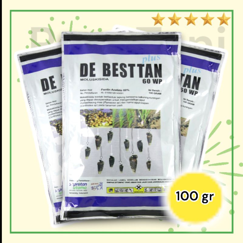 Jual De Besttan 60wp 100gr Obat Keong Siput Ampuh Merk Pak Tani ...