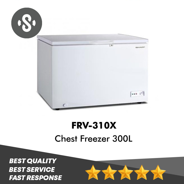 Jual SHARP Chest Freezer 300 L FRV-310X / FRV310 / FRV 310X FREEZER BOX ...