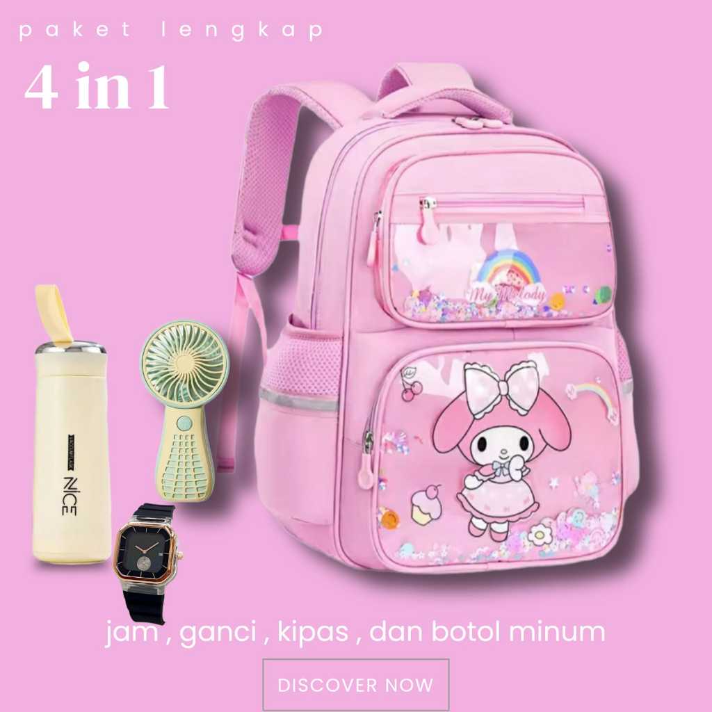 Jual MHS - TAS KARAKTER MELODY TERBARU CETAK GRAFIS TAS SEKOLAH ANAK SD ...