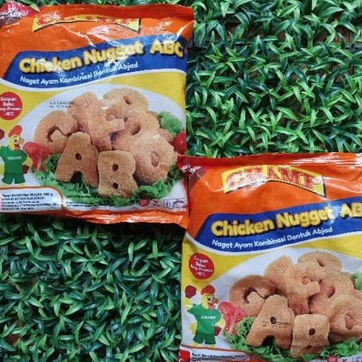 Jual Champ Chicken Nugget ABC (Naget Ayam) - Berat 450 gr | Shopee ...