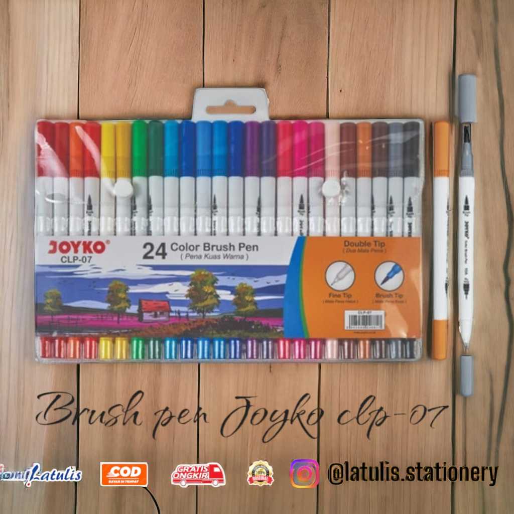 Jual Joyko Color Brush Pen Pena Kuas Warna CLP-07 / Pena Kuas Warna Set ... Jual Joyko Color Brush Pen Pena Kuas Warna CLP-07 / Pena Kuas Warna Set ...