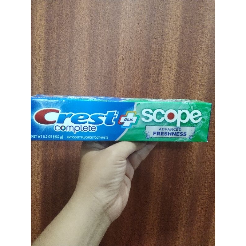 Jual Crest Complete Plus Scope Advanced Freshness 232 gr toothpaste ...