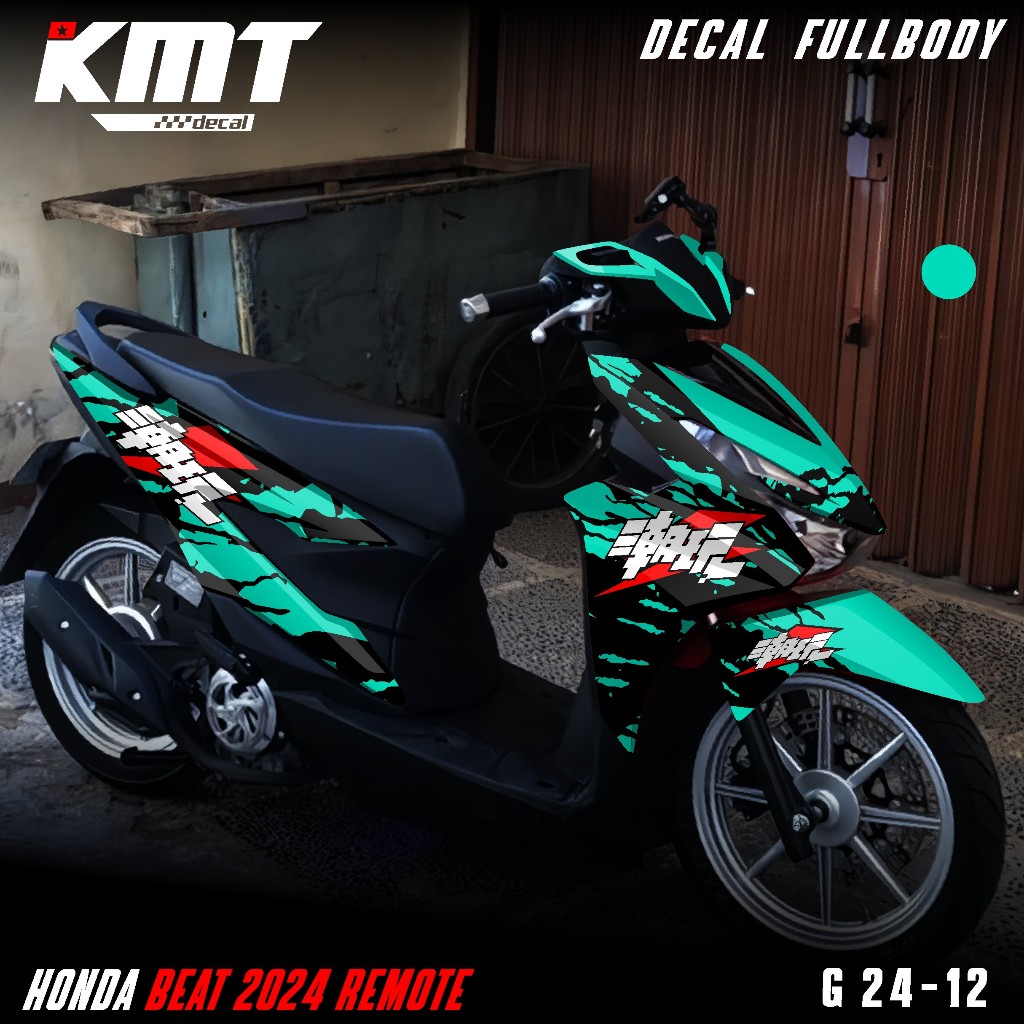 Jual (COD) Decal Sticker Skotlet Variasi Beat New CBS DELUXE STREET ...
