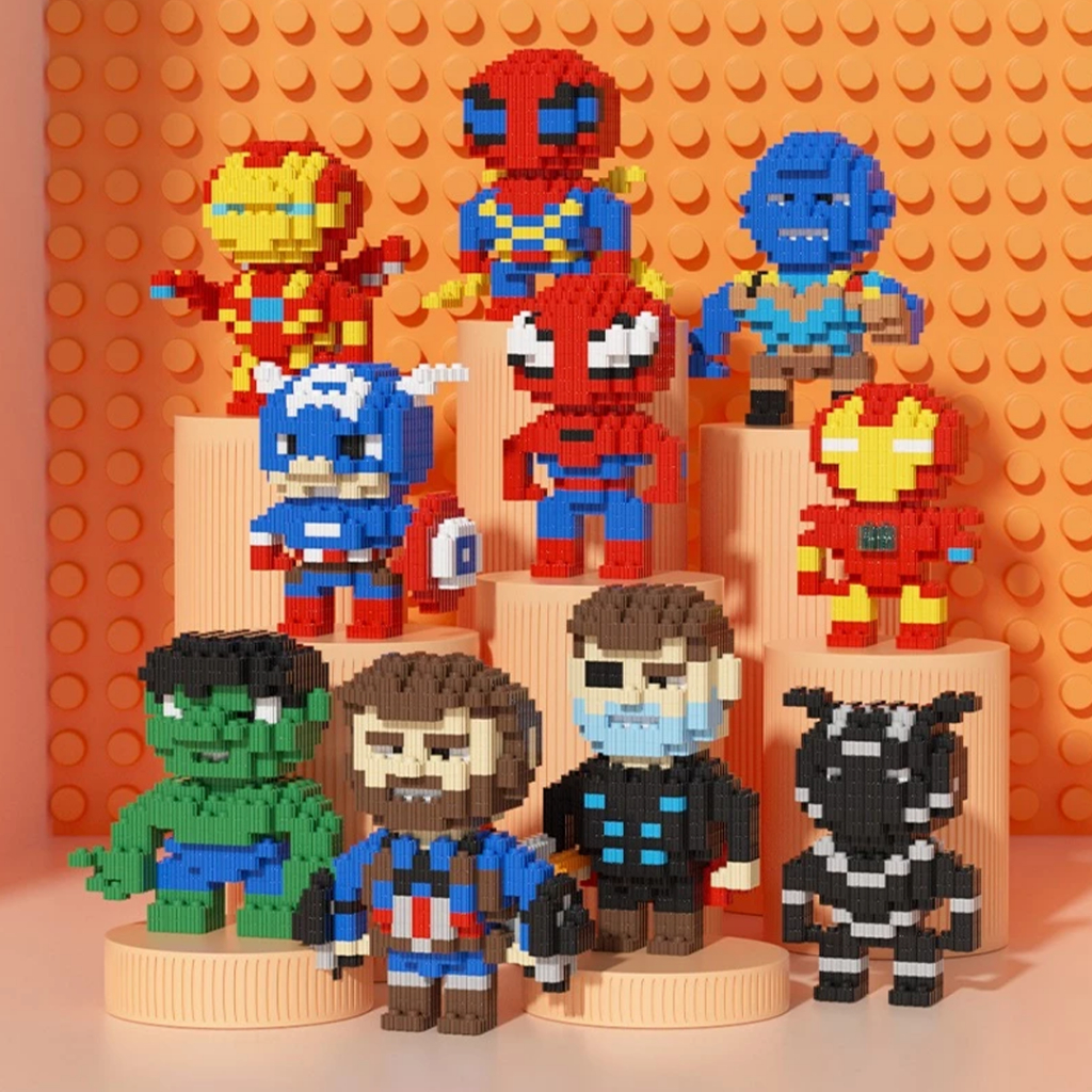 Jual SMY Toystown Nano Blocks Mini Marvel Avengers Super Hero Ironman ...