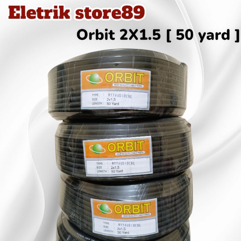 Jual Kabel Listrik,pompa,audio DLL ,ORBIT 2X1.5 [ 50 YARD ] isi 2 ...