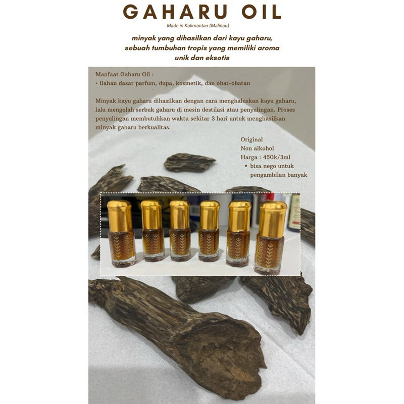 Jual Minyak kayu gaharu asli kalimantan utara (malinau) | Shopee Indonesia
