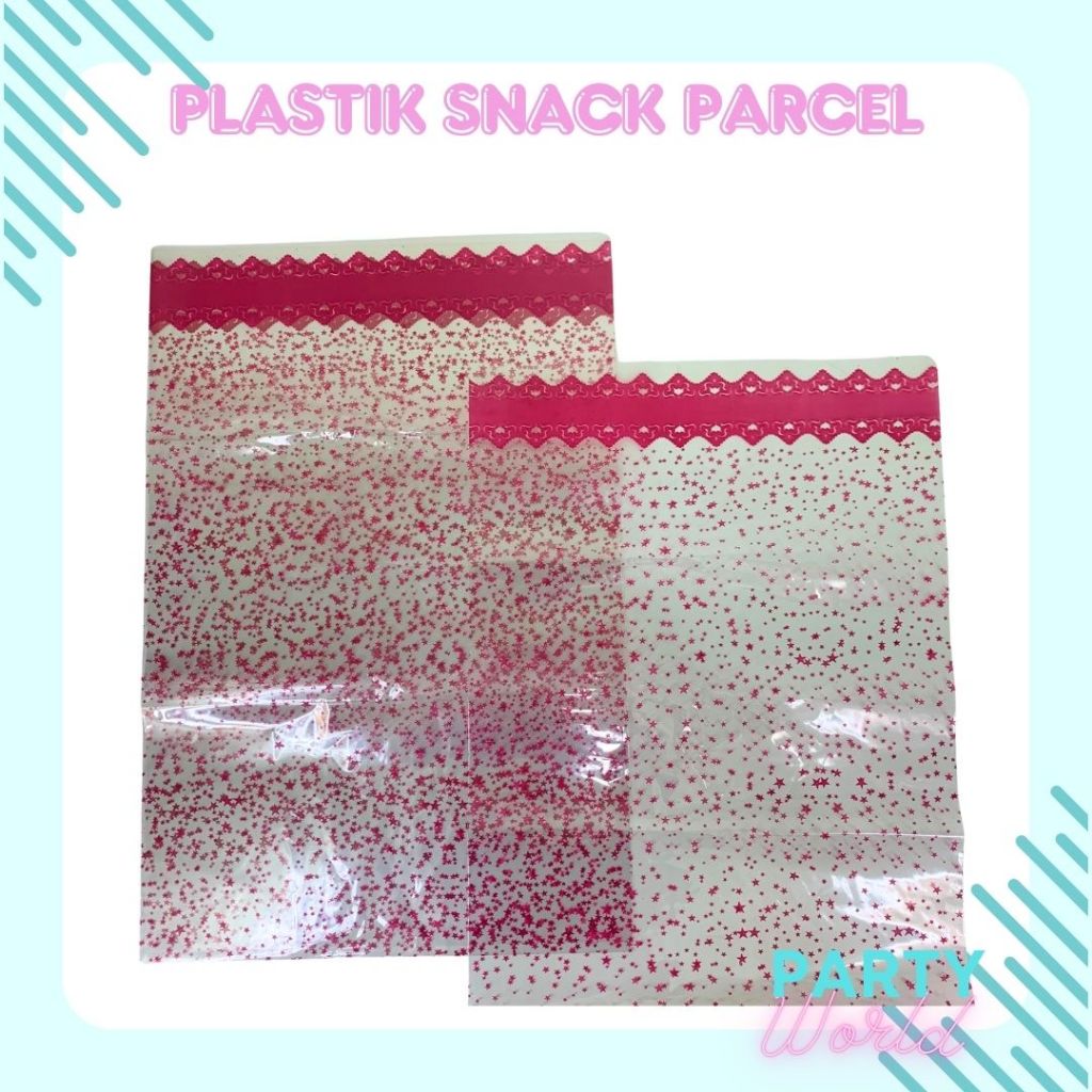 Jual Plastik Bingkisan Ukuran 40x60 Cm Parsel Opp Motif Bintang ...