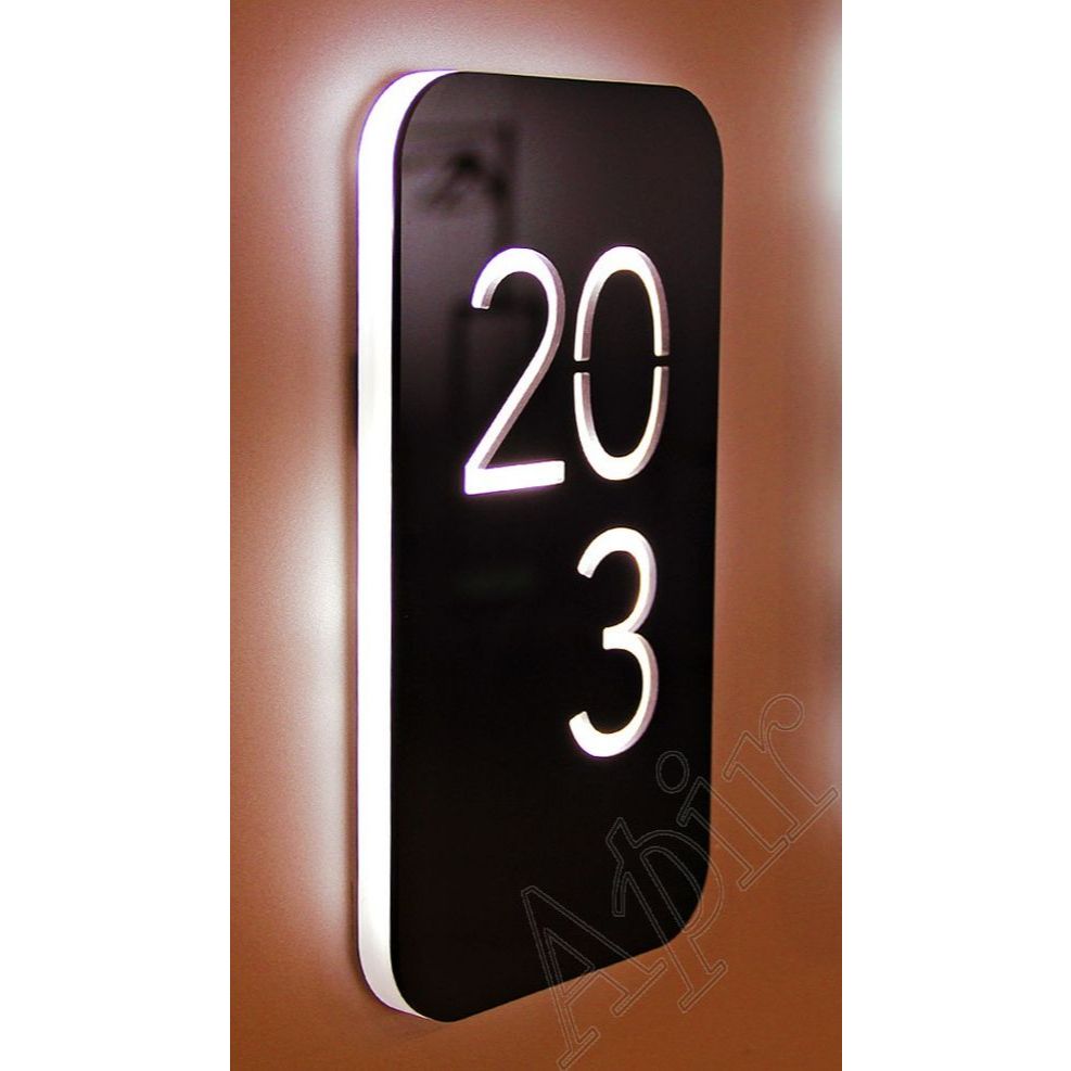 Jual Sign Board Nomor Rumah LED Neon Box Custom | Shopee Indonesia