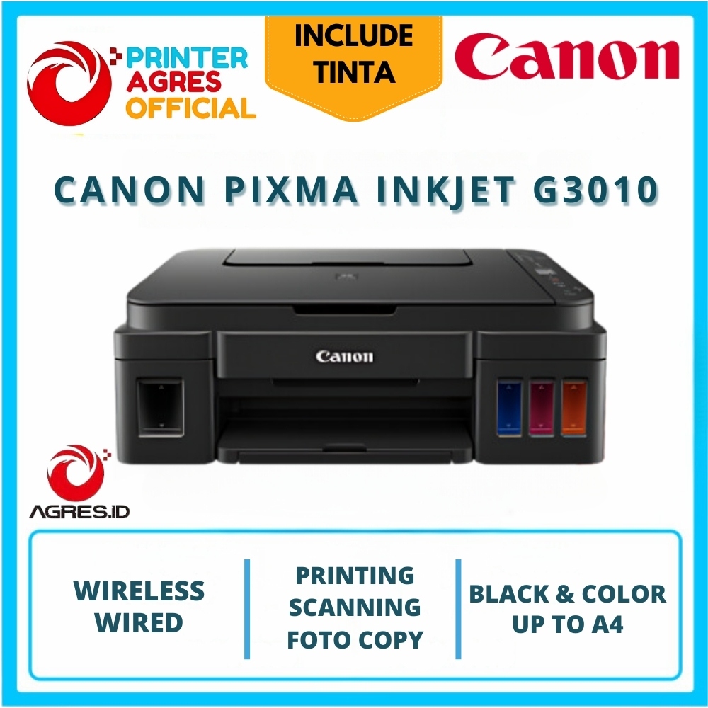 Jual CANON PIXMA PRINTER G3010 New Ori Wireless Print Scan Copy Wifi ...