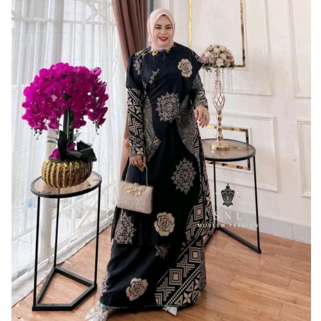 Jual Baju Kurung Bundo kanduang include salendang 3 in 1 | Shopee Indonesia