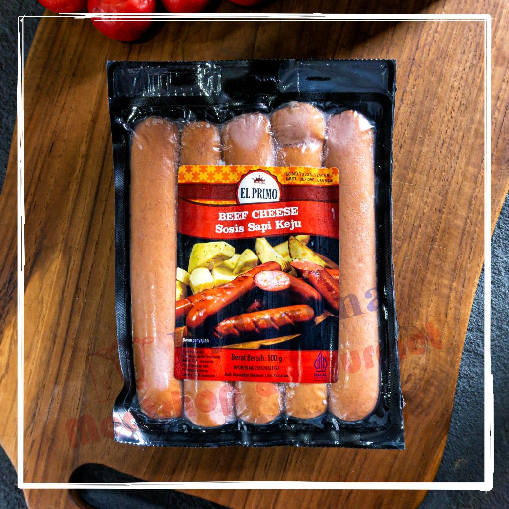 Jual El Primo Beef Cheese Sosis Sapi Keju | Shopee Indonesia