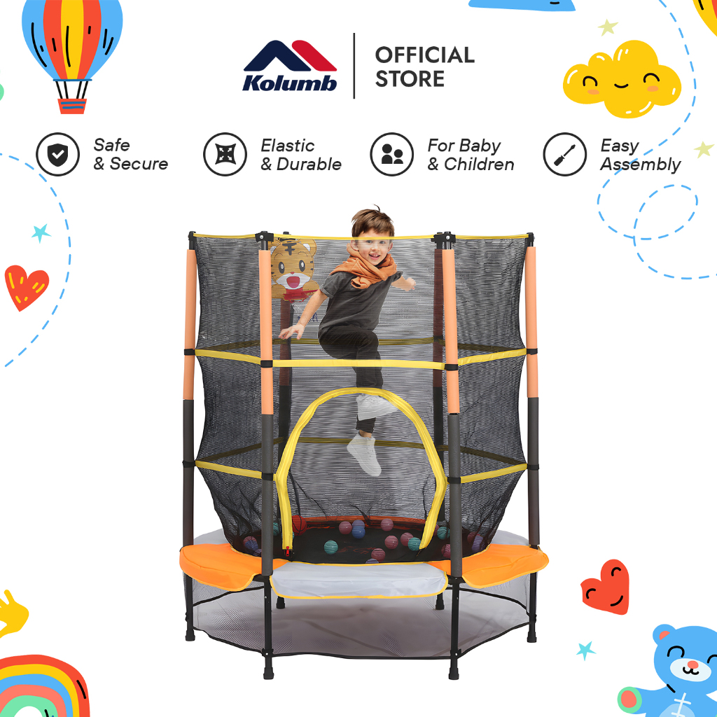 Jual Kolumb Trampolin Anak/Trampoline Mainan Anak Viral Diameter 140cm ...