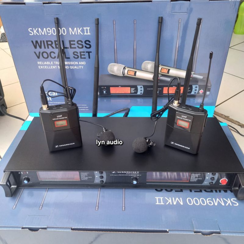 Jual MIC WIRELESS SKM9000 MK2 MIC CLIPON 2 CHANNEL SKM 9000 MK2 ...